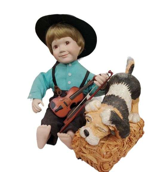 Ashton Drake Gallery porcelain doll "Ethan" with original box and ...