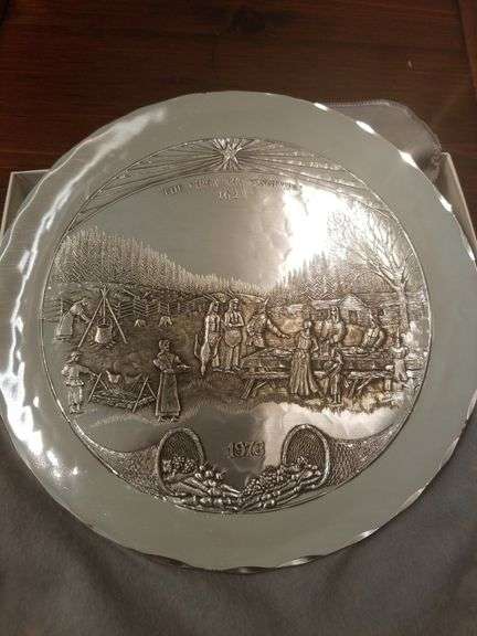 Wendell August forge sterling silver the first Thanksgiving 1621, 1973 ...