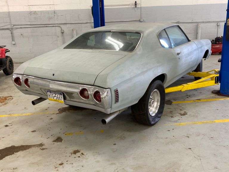 1972 Chevrolet Chevelle two door hardtop, drag race car with modified ...