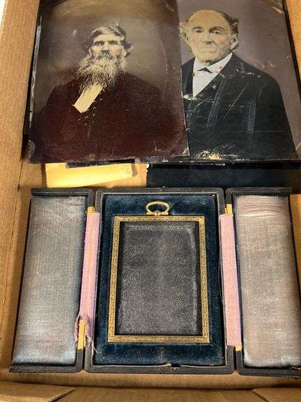 Large Tintypes and Photo Frame - Bid-Assets Online Auctions
