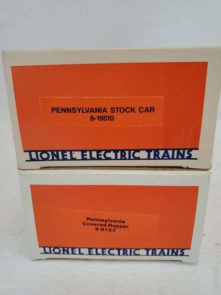 (2) Lionel PRR Pennsylvania FARR #5 cars including Stock Car 6-19510 ...