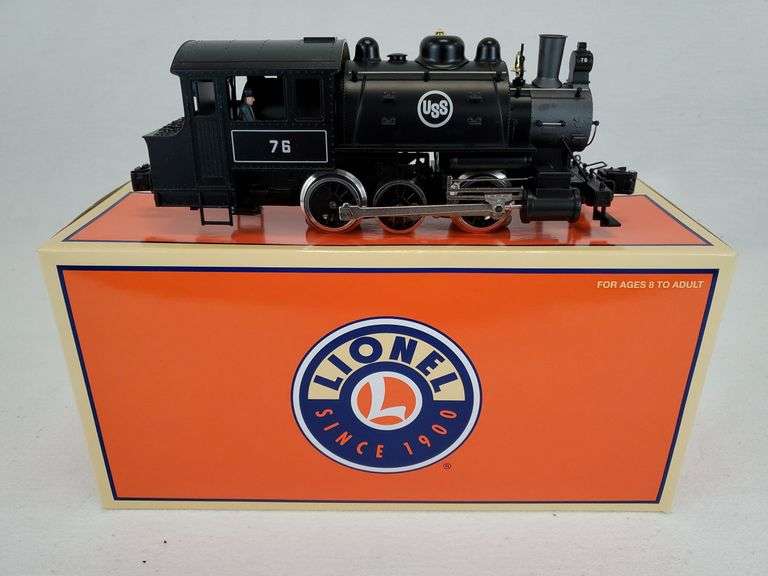 Lionel US Steel 0-6-0 dockside Switcher with steam whistle and puffing ...