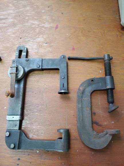 Compression clamp and large C clamp - Bid-Assets Online Auctions