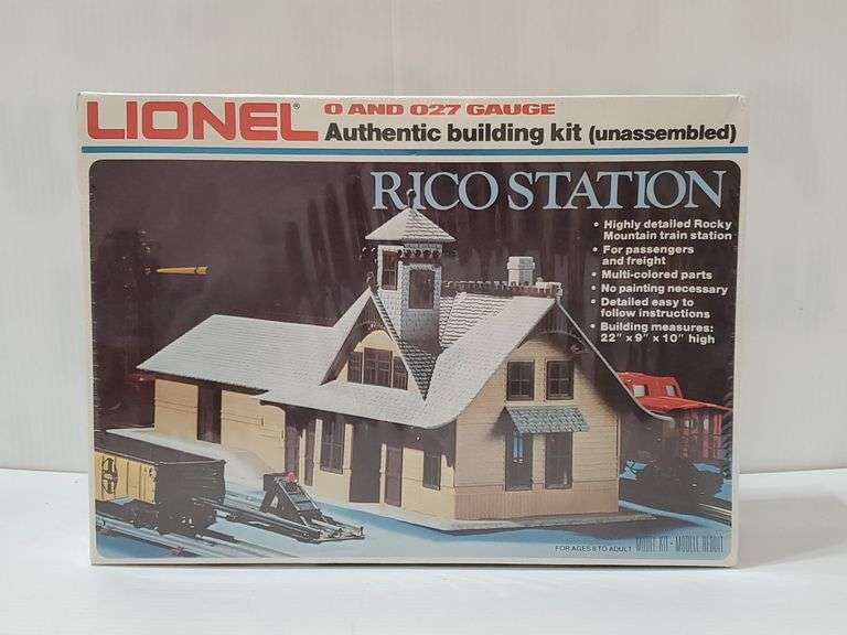 Lionel Rico Station model kit 6-2709 NOS Mint in the box and STILL ...
