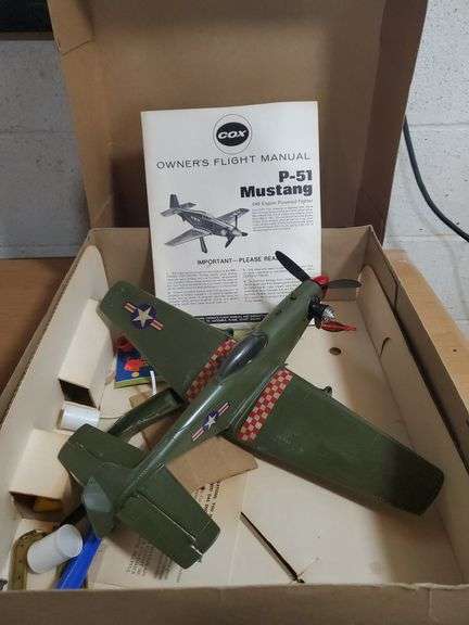 COX gas engine ready to fly "P-51 Mustang" also includes comet super ...