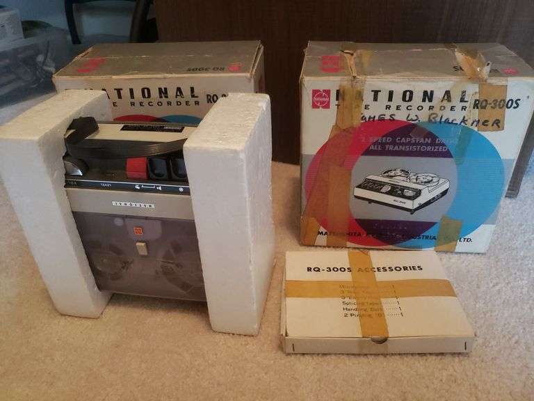 Pair national RQ 300S two-speed tape recorders. Both for your bid - Bid ...
