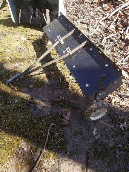 38 in tow behind lawn thatcher. Stored indoors nearly new - Bid-Assets ...