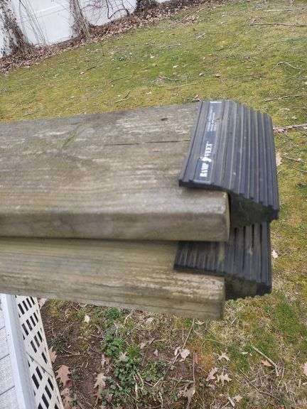 Pair treated wood loading ramps with rubber ramp feet. - Bid-Assets ...