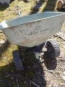 tow behind fiberglass easy broadcast spreader by Republic. Stored ...