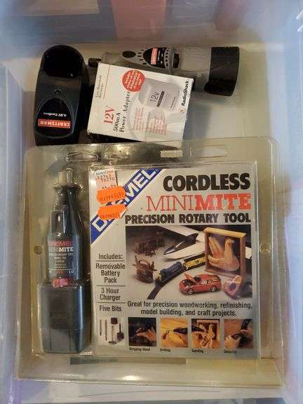 Craftsman 4.8v Rotary tool with battery and charger, Dremel minimite ...