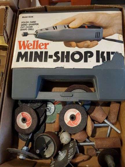 Weller Mini-Shop kit, model 601k. looks BRAND NEW! Great for sanding ...
