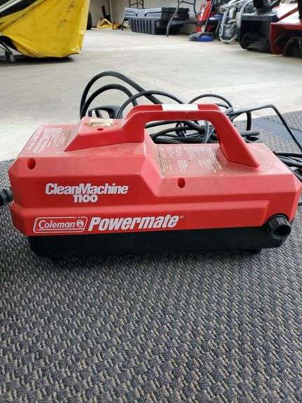 Coleman Powermate Clean Machine 1100 electric pressure washer - Bid ...