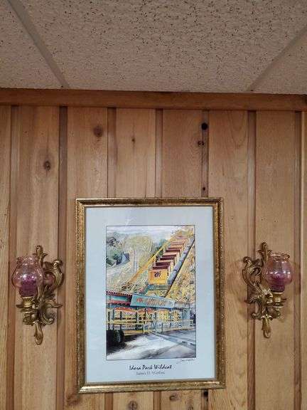 James D. Werline idora park wildcat framed art. Measures 26x20 ...