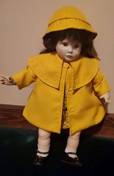 1977 Suzanne Gibson doll 22"with raincoat and hat...Effanbee " The Age ...