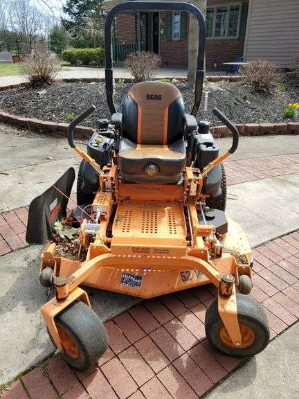 OVER $12,000 NEW! This one is like-new condition! Scag heavy duty ...