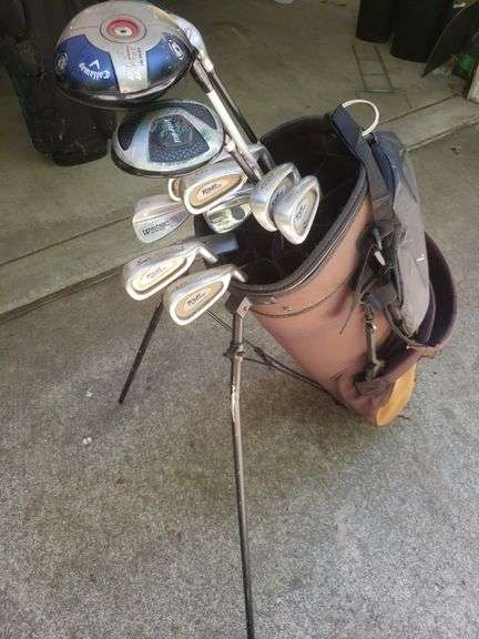Complete Cleveland tour action irons set 4 through 9 plus pitching ...