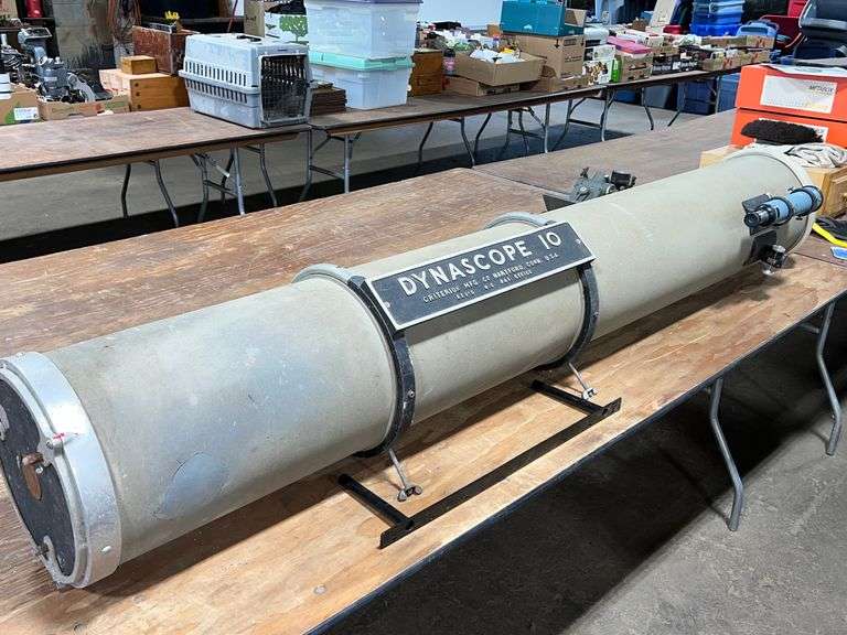 10" Criterion Dynascope 10 Reflector Telescope - Bid-Assets Online Auctions