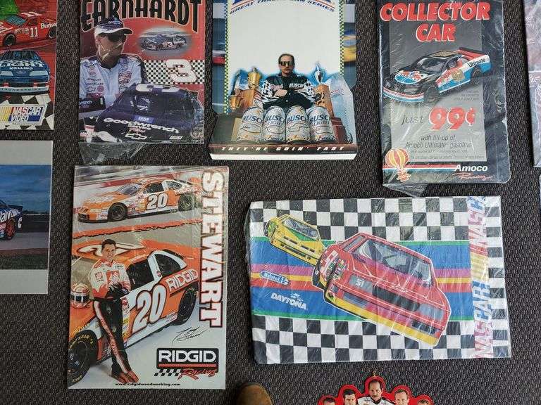 Lot of NASCAR Memorabilia. Large mix of advertising and driver posters ...