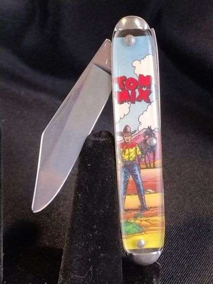 Tom Mix Pocket Knife marked "U.S.A.". Never sharpened- Mint - Bid ...