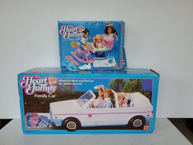 Mattel The Heart Family Car, the heart family babies playset with ...