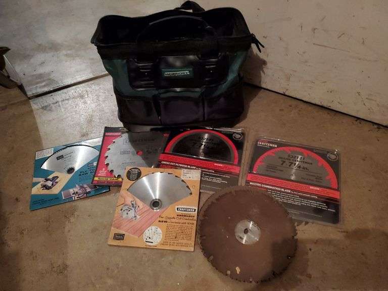 Craftsman 7-7 1/4" circular saw blades New in packaging and Masterforce ...