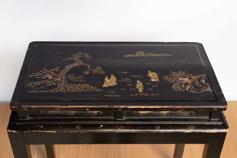 Japanese Inlay Table - Bartlett Auctions Inc.