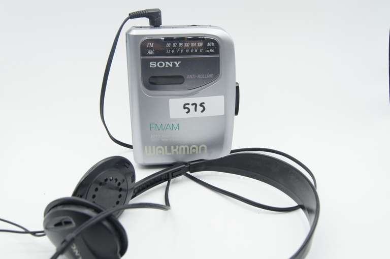 Sony FM/AM Walkman, Radio and Cassette Player - Bartlett Auctions Inc.