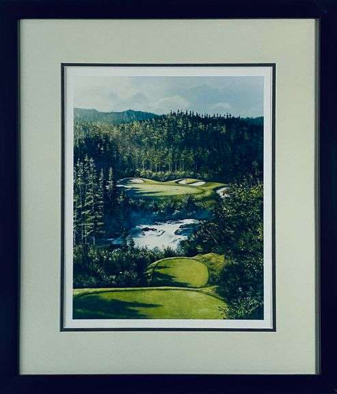 Golf Scene by Ian Sparkes (1946-2018) - Bartlett Auctions Inc.