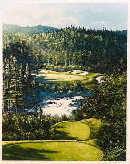 '18th Hole Terra Nova' by Ian Sparkes (1946-2018) - Bartlett Auctions Inc.