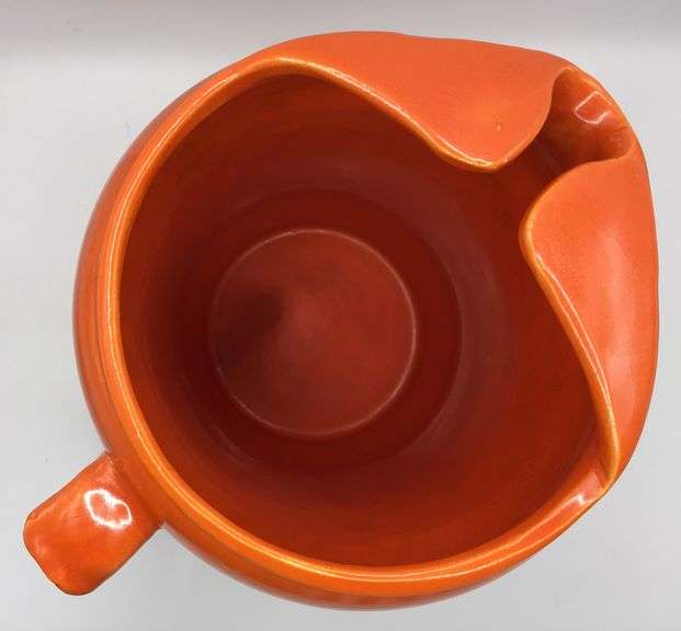 1938-1955 Vintage Bright Orange Medalta Water Jug, Medicine Hat ...