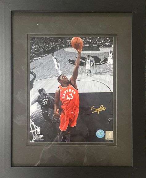 Autographed 'Pascal Siakam' Photo - Bartlett Auctions Inc.