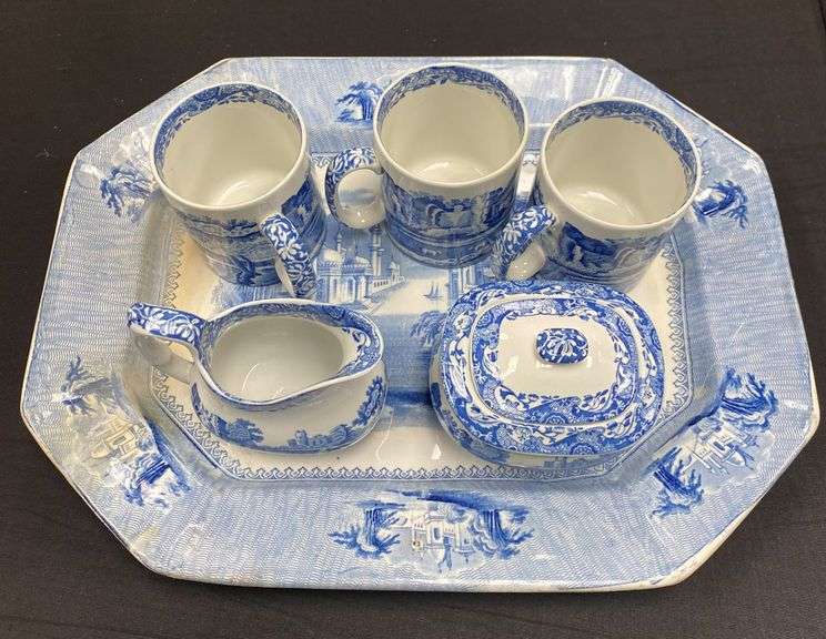 Seven (7) Piece Spode Coffee Set - Bartlett Auctions Inc.