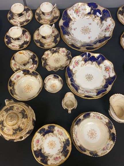 Coalport China Set (59 piece) - Bartlett Auctions Inc.