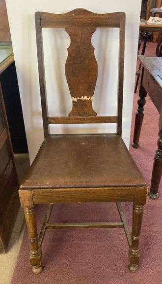 Fiddle-back Chair - Bartlett Auctions Inc.