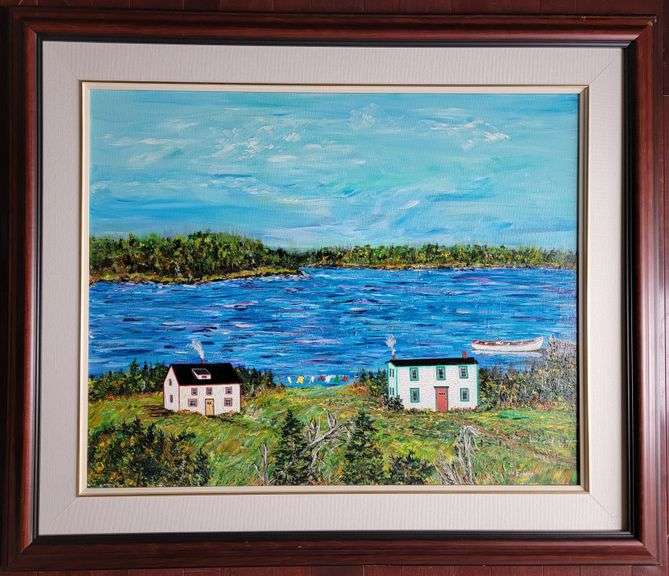 Untitled Landscape by Wayne George - Bartlett Auctions Inc.