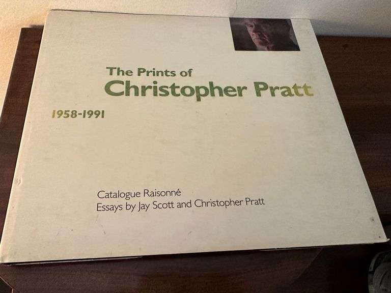 Set of two Christopher Pratt Books, one signed - Bartlett Auctions Inc.