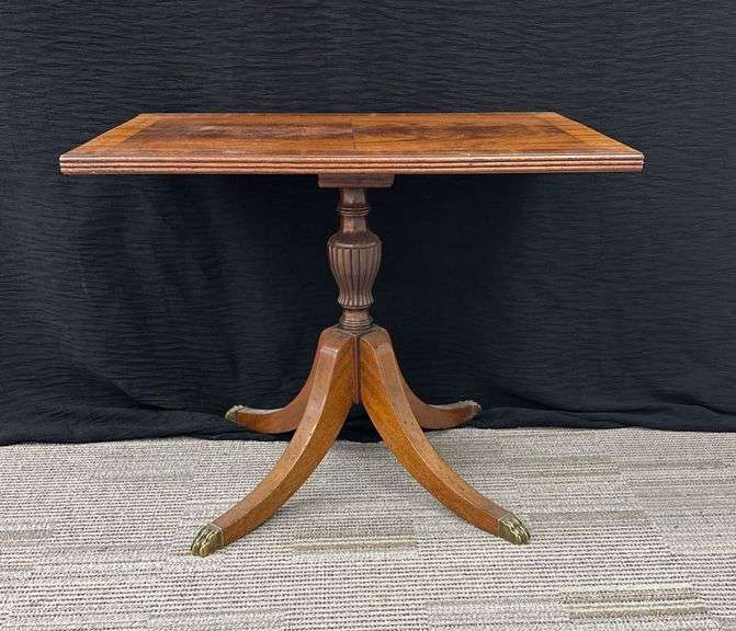 Small Duncan Phyfe Style Antique Table - Bartlett Auctions Inc.