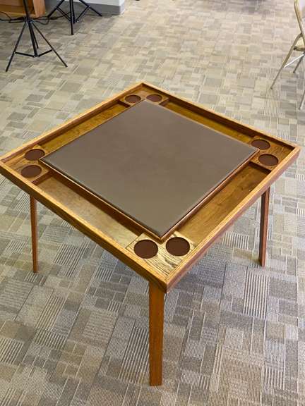 35” Square Poker Table - Bartkus Auctioneers