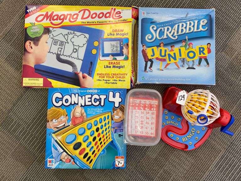 Magng Doodle, Scrabble Junior, Connect 4 & BINGO Games - Bartkus ...