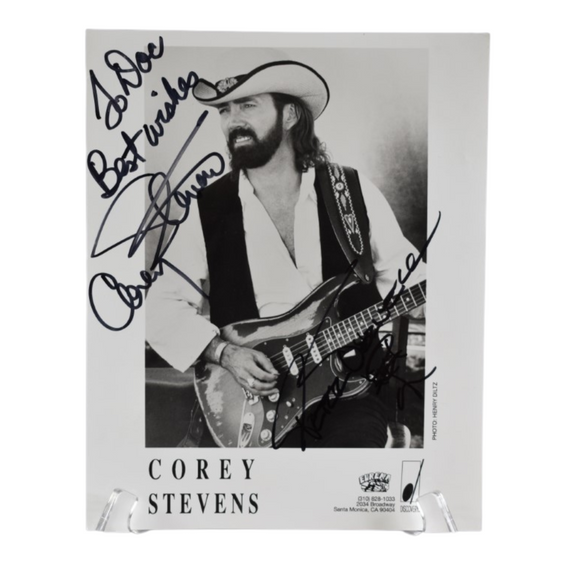 Corey Stevens Autographed Photo - Bartkus Auctioneers