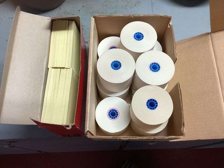 Post-it-Notes and Cash Register Paper Rolls - Bartkus Auctioneers