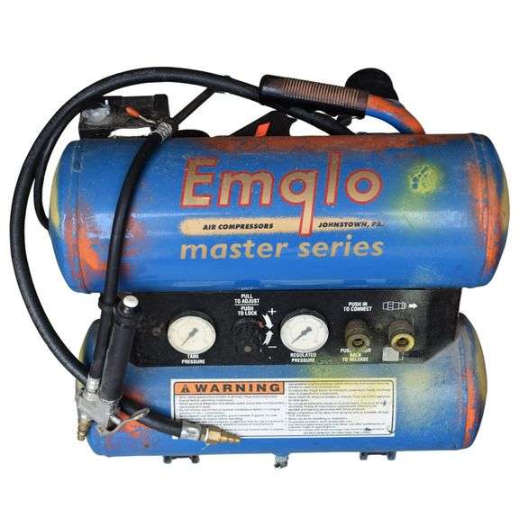 Emglo Air Compressor - Bartkus Auctioneers