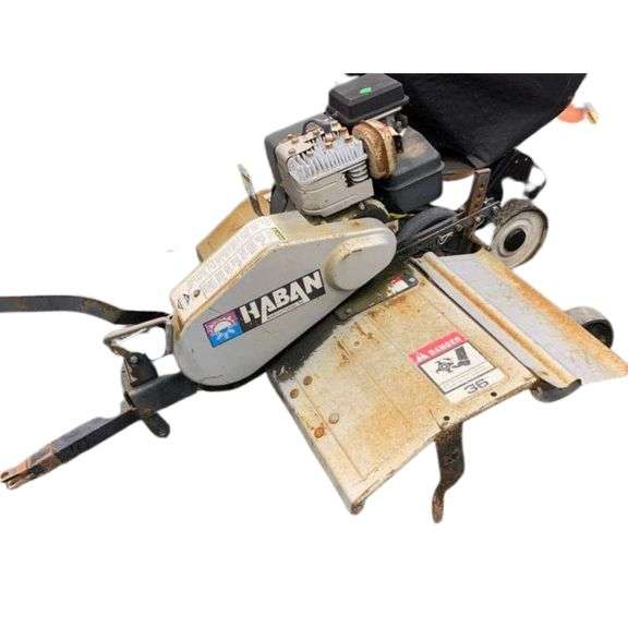36" HABAN Tiller 5HP Gas Powered Pull Behind - Bartkus Auctioneers