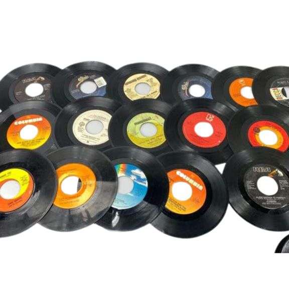 LOT 45s Vinyl Records JukeBox: 1970s Country Western Music - Bartkus ...