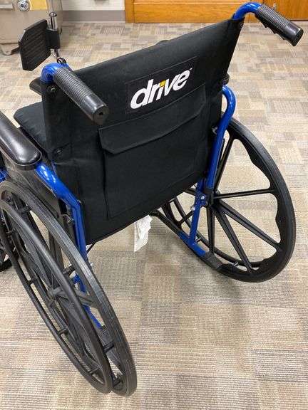 iDrive Plastic Wheel Lightweight Wheelchair with Foot & Leg Supports ...