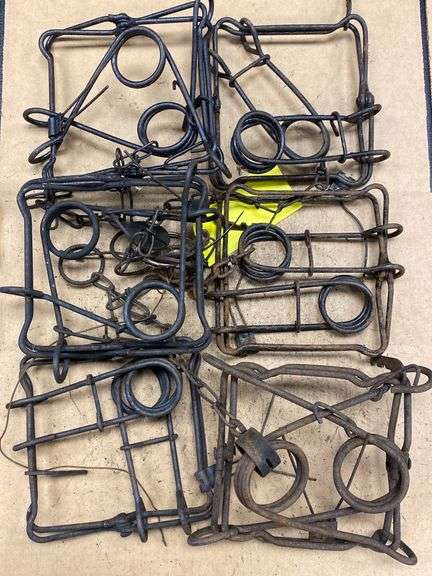 Lot of 6 - 160 Conibear DOUBLE Spring Traps Animal Foot - Bartkus ...