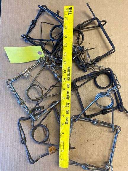 Lot of 6 - 110 Conibear Single Spring Traps Animal Foot - Bartkus ...