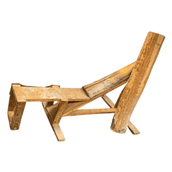 Fleshing Bench with Spare Large Beam ~6 Foot - Bartkus Auctioneers