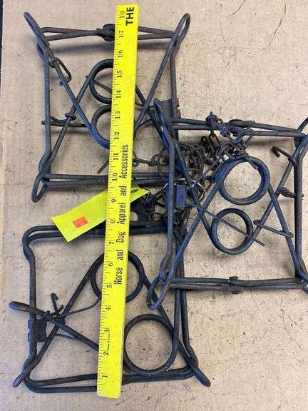 Lot of 3 - 220 Conibear Double Spring Traps Animal Foot - Bartkus ...