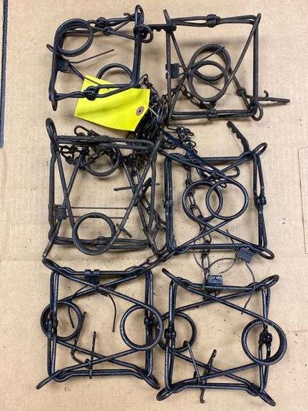 Lot of 6 - 110 Conibear DOUBLE Spring Traps Animal Foot - Bartkus ...